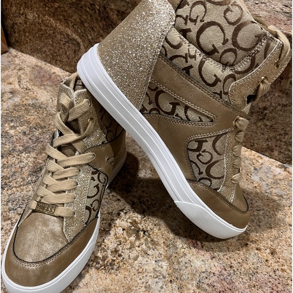 Guess | Shoes | Guess Logo High Tops | Poshmark